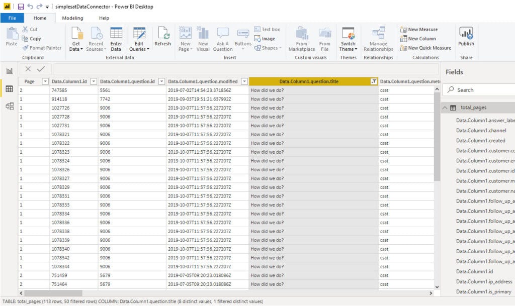 Simplesat + Power BI Integration - Measure CSAT, CES, and NPS in Power BI