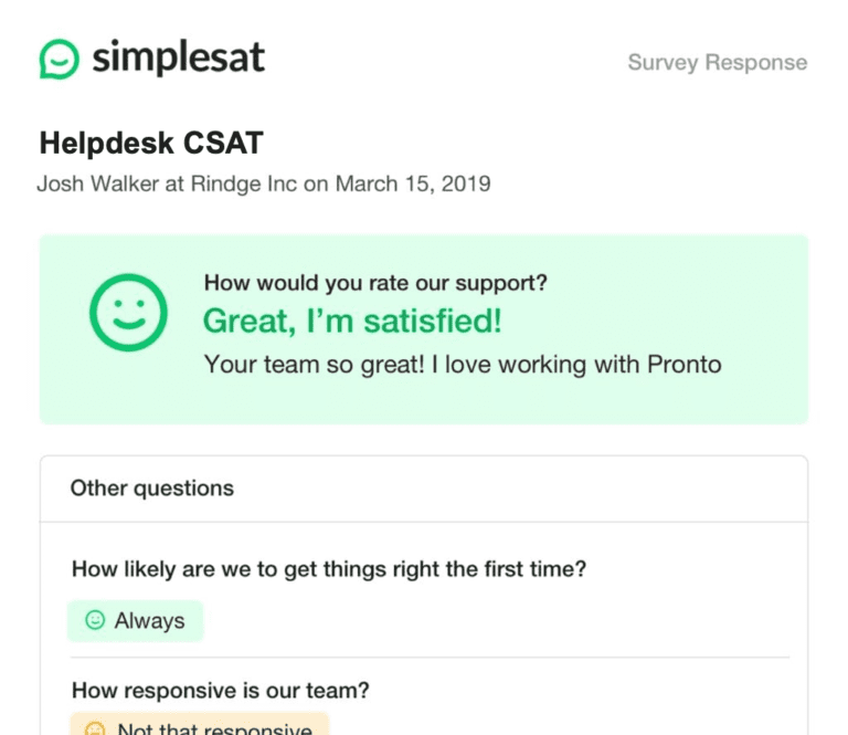 ServiceNow Customer Satisfaction Surveys, One-Click CSAT, CES, and NPS ...