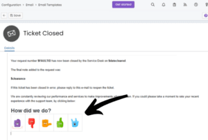 Halo Service Desk Customer Satisfaction Surveys, One-Click CSAT, CES ...