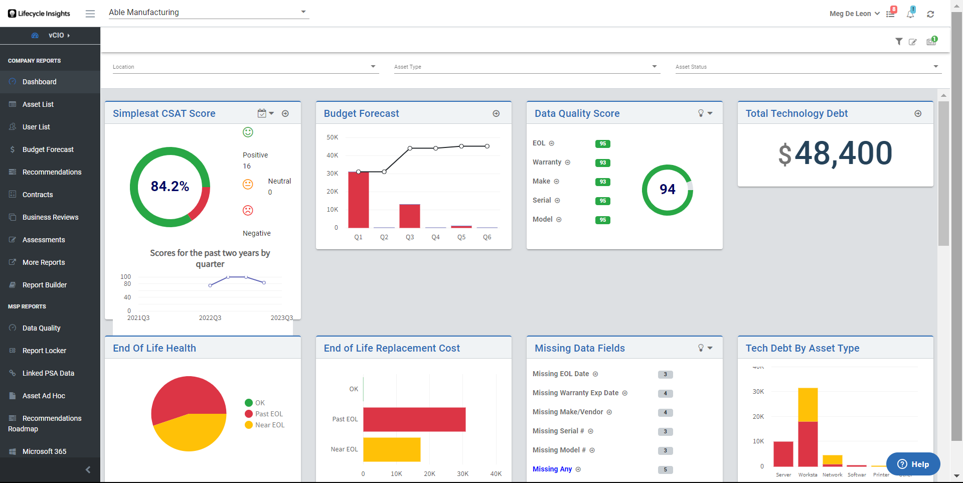 Track customer satisfaction directly in Lifecycle Insights