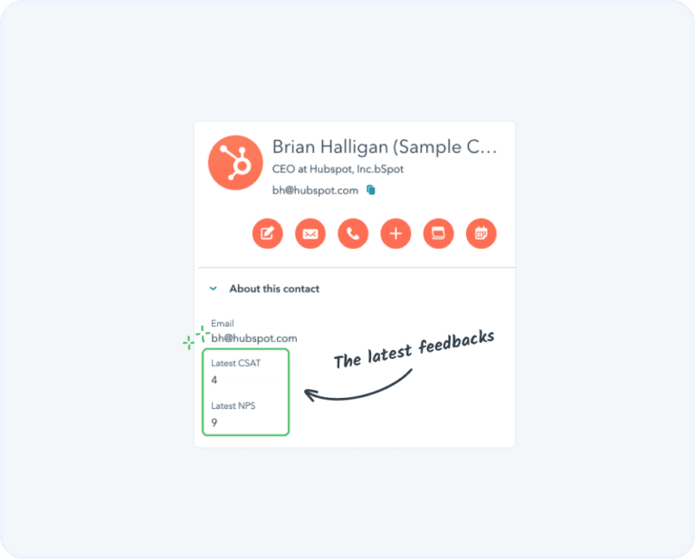 Hubspot Customer Satisfaction Surveys, One-Click CSAT, CES, and NPS ...