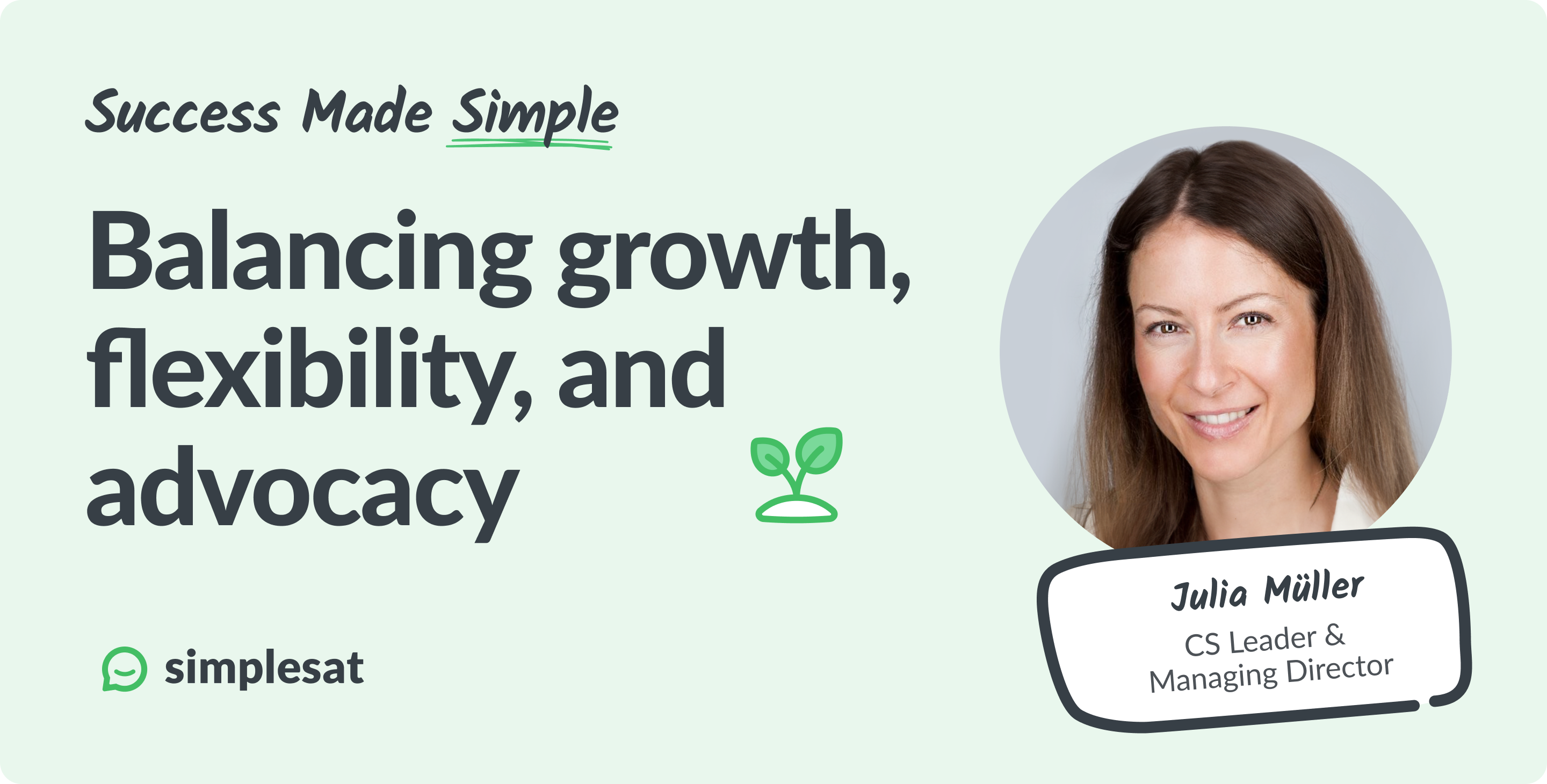 The evolving role of Customer Success –Insights from Julia Müller ...