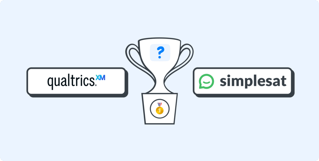 Is Simplesat better than Qualtrics for customer feedback collection ...